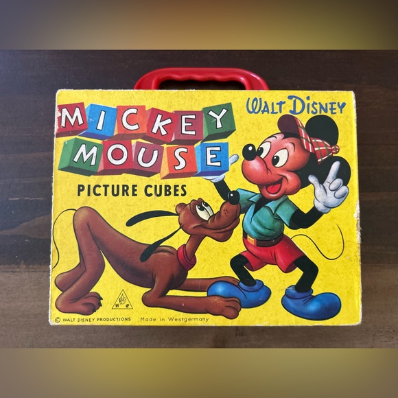 Disney | Games | Vintage 96s Walt Disney Production Mickey Mouse ...